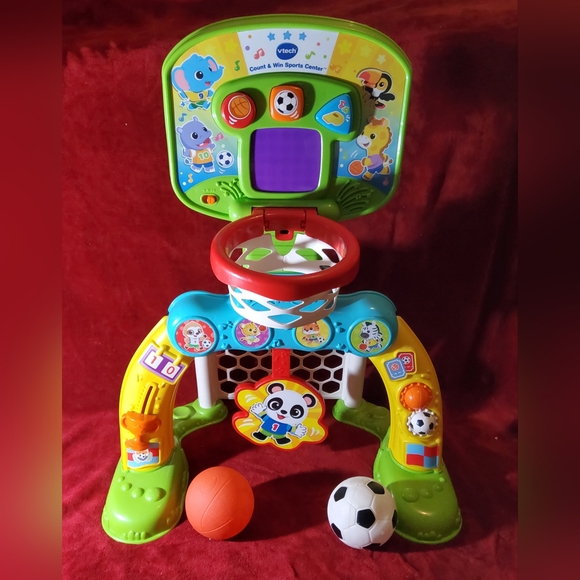vtech | Toys | Vtech Count Win Sports Center With Basketball And Soccer ...